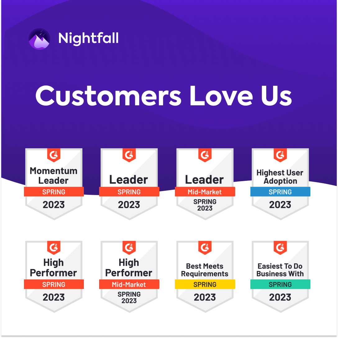 Nightfall Named As A Leader in Data Loss Prevention (DLP) by G2 ...